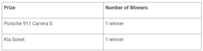 Landers 8th Anniversary Raffle Prizes Terms and Conditions