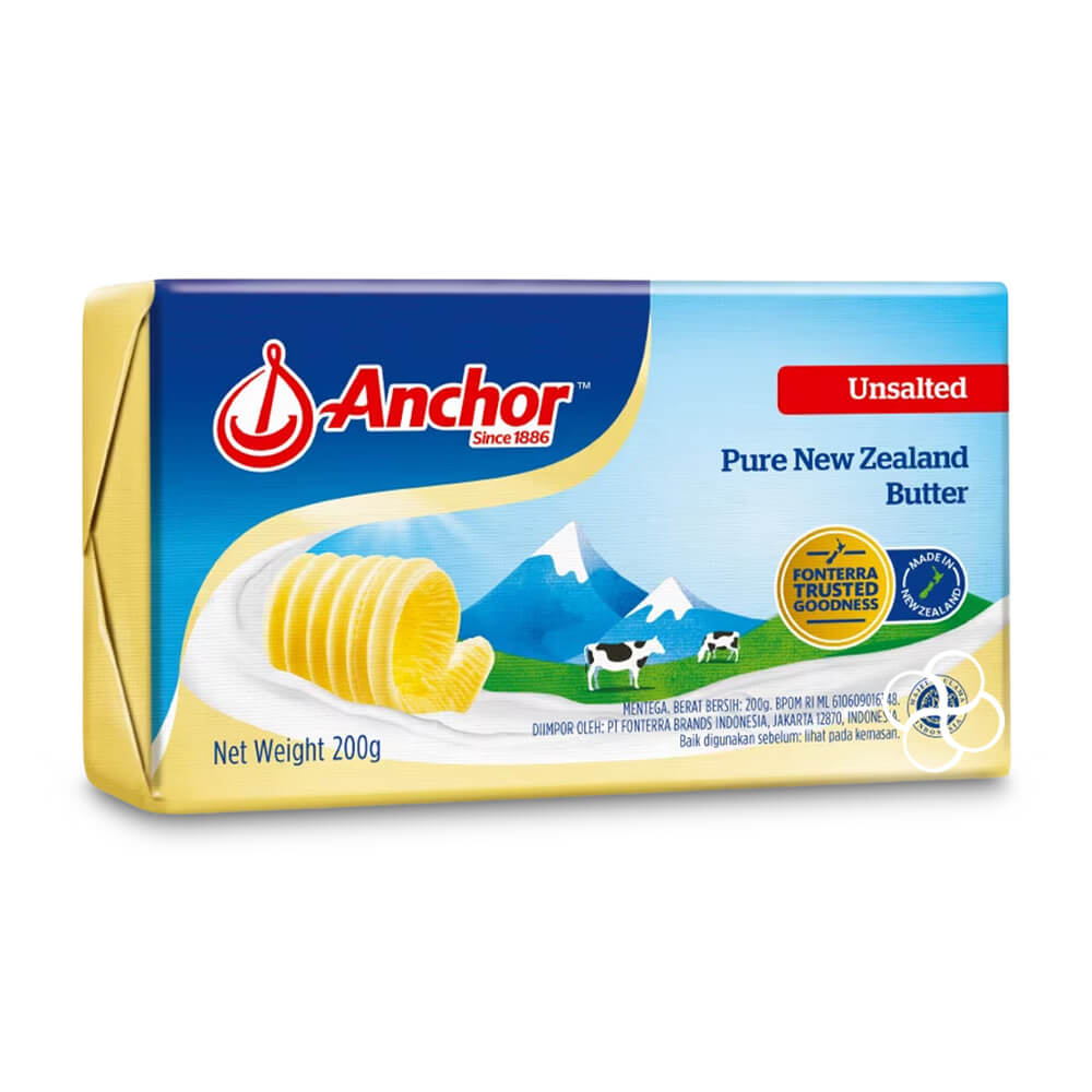 Anchor Unsalted Pure Butter 200g
