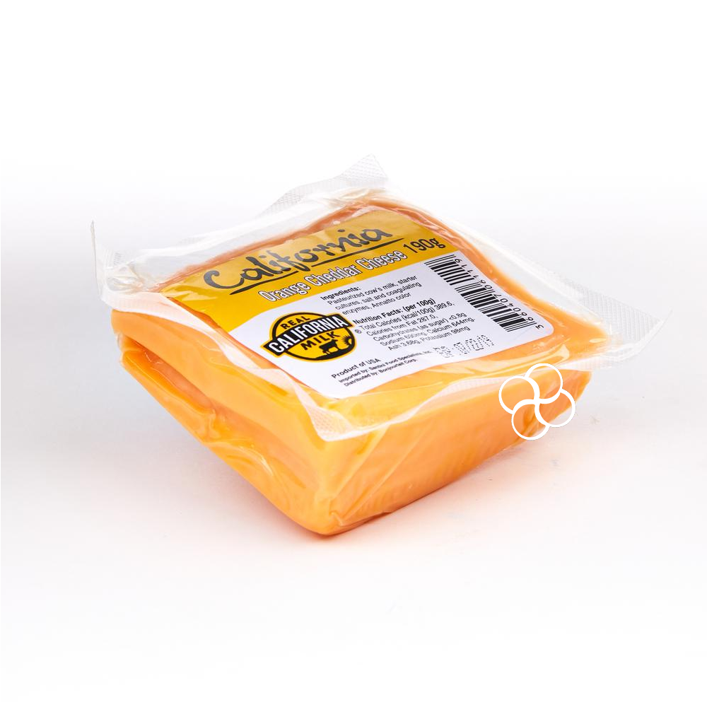California Orange Cheddar Cheese Portion 190g