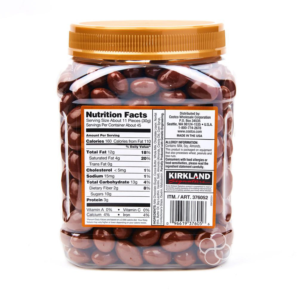 Kirkland Signature Milk Chocolate Almonds 1.36kg
