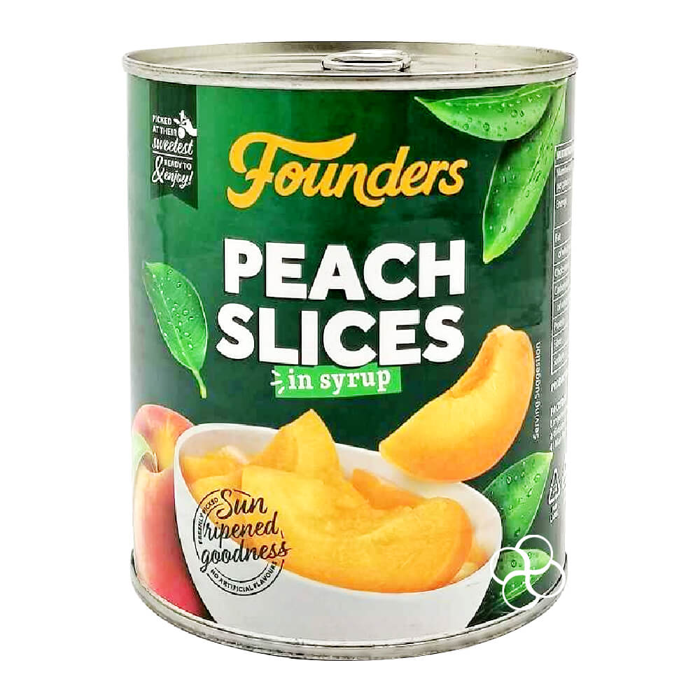 Founders Peach Slices in Syrup 825g
