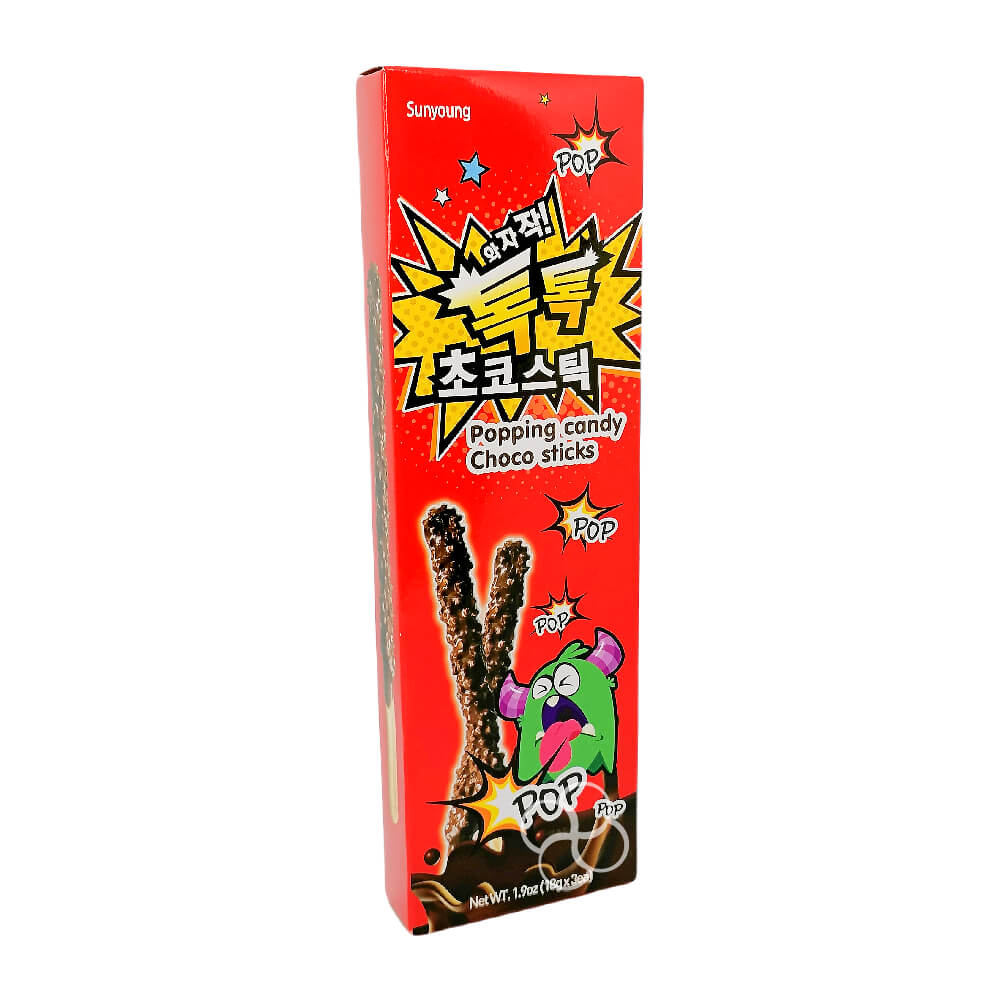 Sunyoung Popping Candy Choco Biscuit Stick 3 x 18g