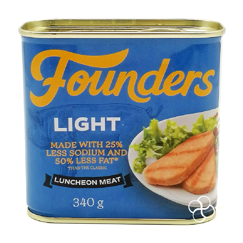 Founders Light Luncheon Meat 340g