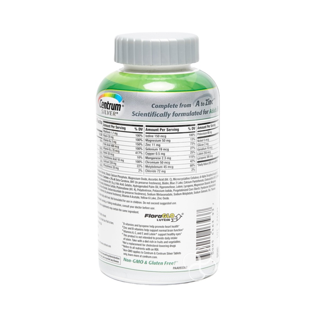 Centrum Silver Adults 50+ Multivitamin/Multimineral Supplement 325 Tablets