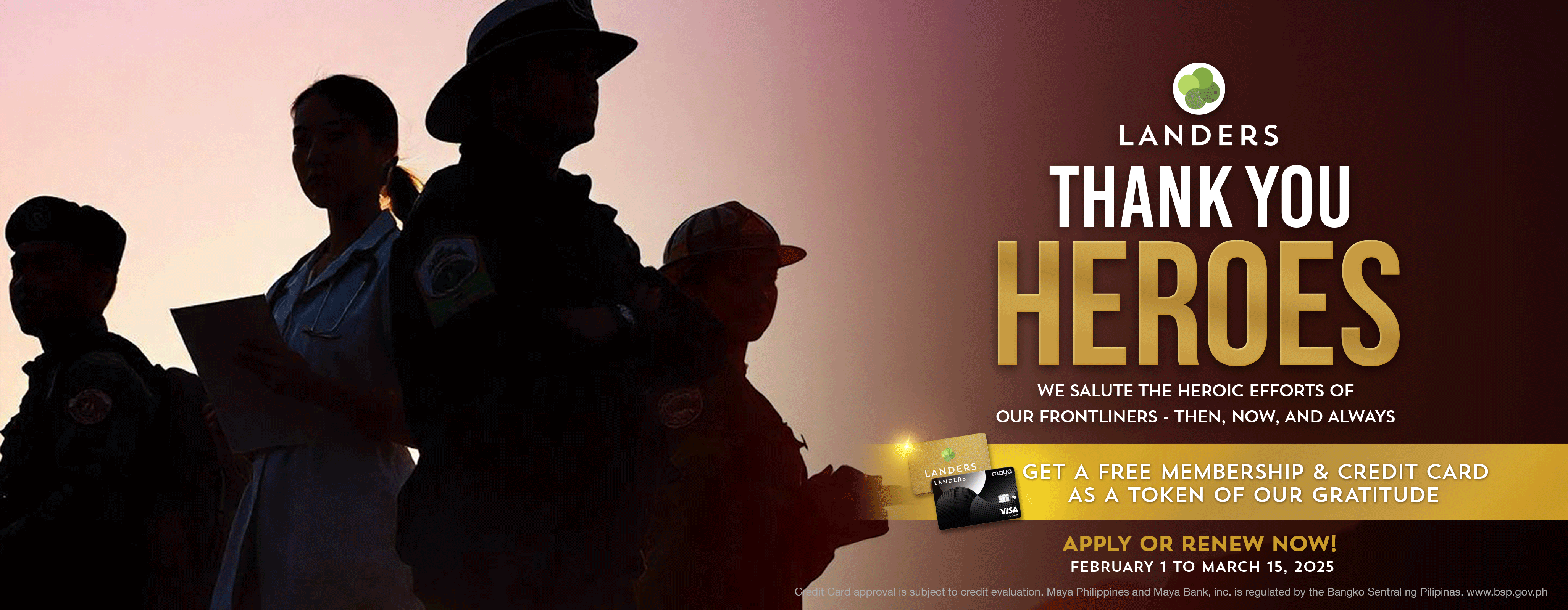 Free Membership for Frontliners